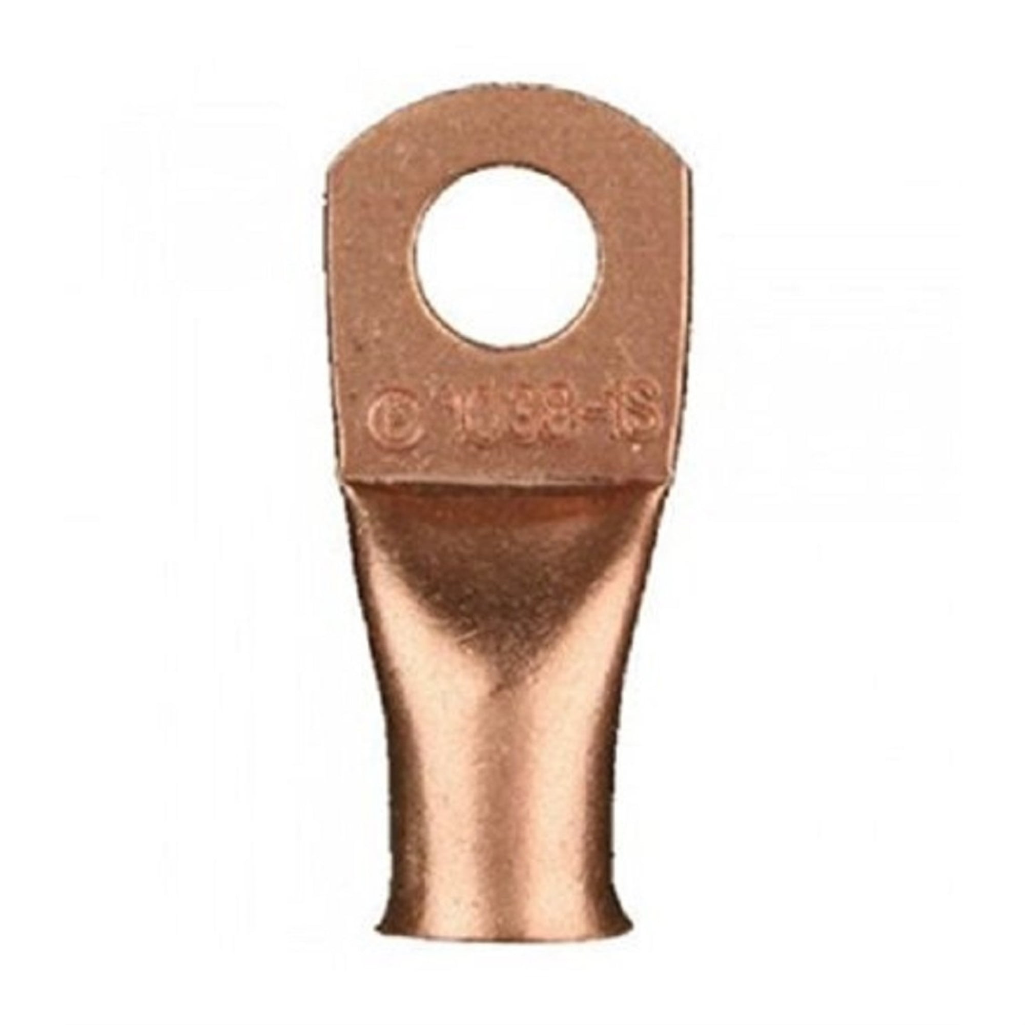 Install Bay CUR10516 Copper Uninsulated Ring Terminal, 1/0 Gauge, 5/16 ...