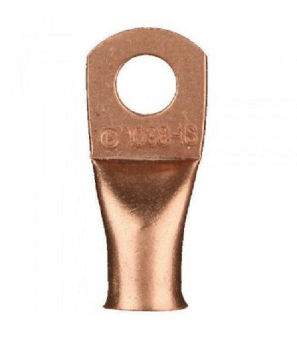 Install Bay CUR10516 Copper Uninsulated Ring Terminal, 1/0 Gauge, 5/16 ...