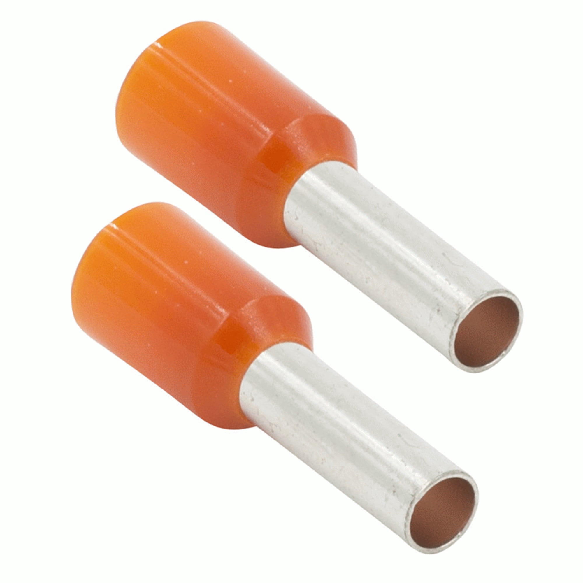 Install Bay FVOR12 Orange 12 Gauge Ferrules - Package of 100 - Walmart.com