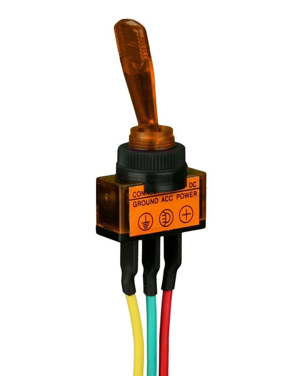 Install Bay IBITSA Illuminated Amber Toggle Switch, 5 Pack - Walmart.com