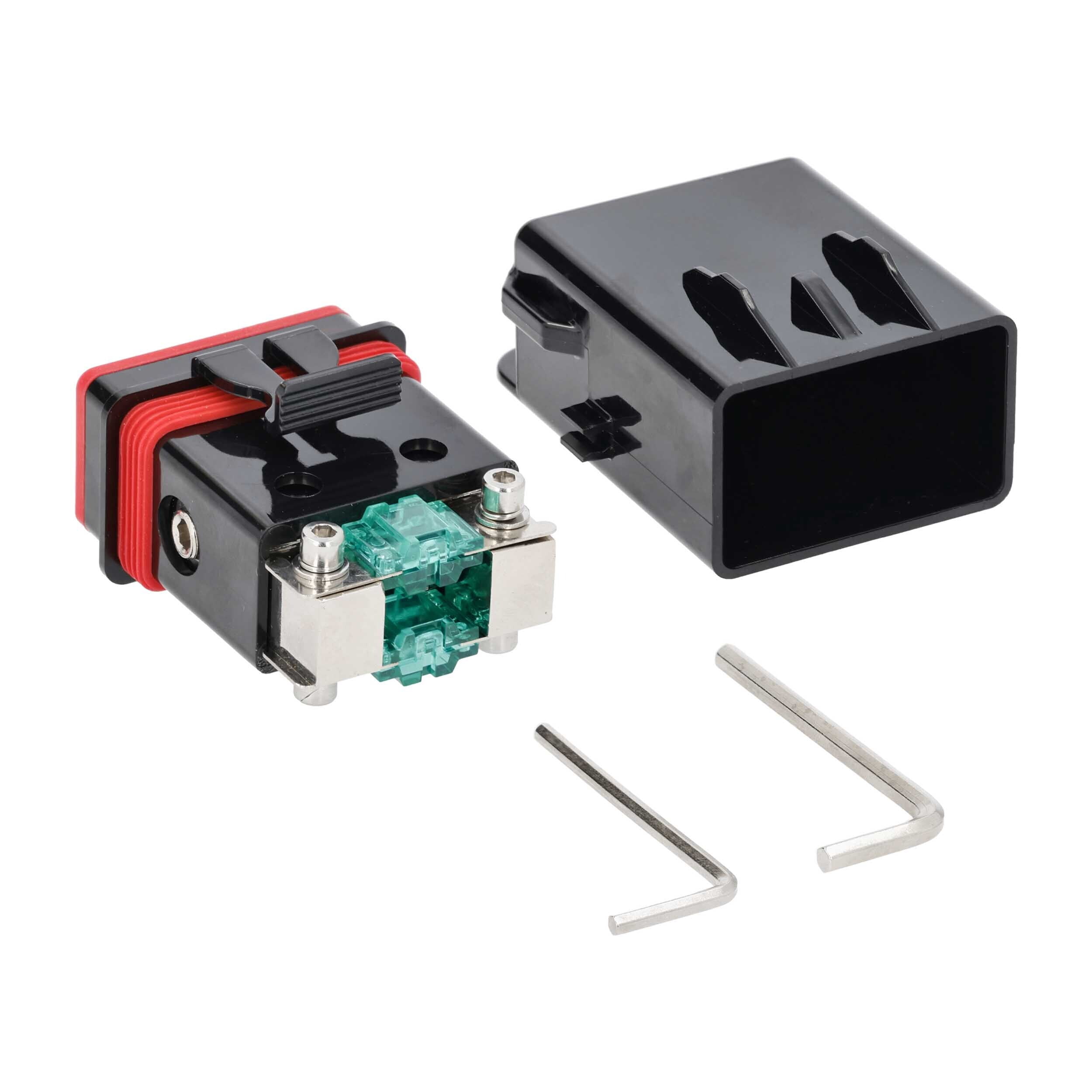 Install Bay IBR141 Dual Mini ANL Waterproof Fuse Holder 0/2/4 Gauge ...