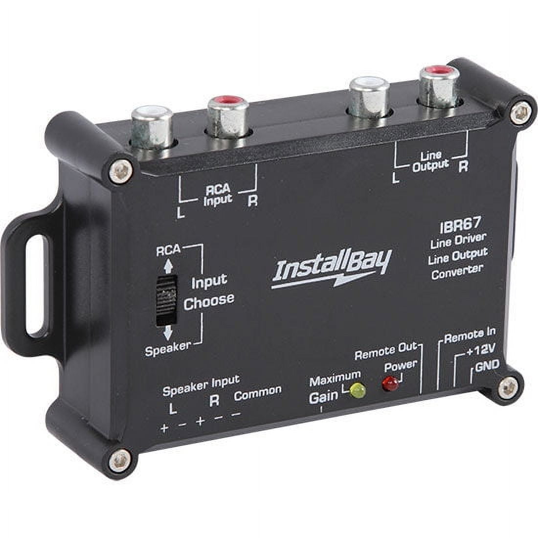 Install Bay IBR67 2-Channel Line Driver/Output Converter - Car Audio ...