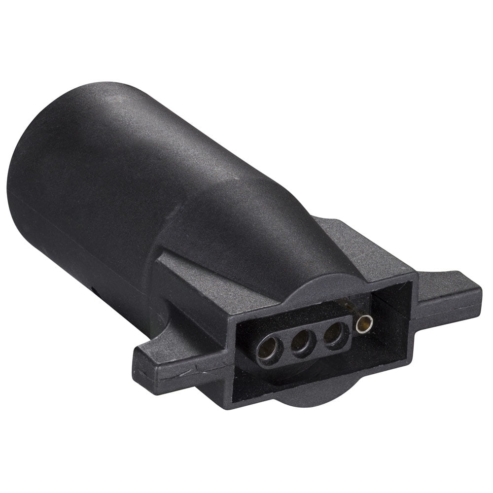 Install Bay IBT-E03 7-Way Blade to 4-Way Flat Trailer Connector Adapter ...