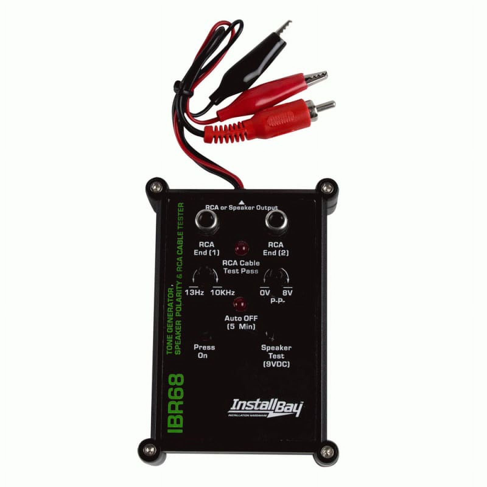InstallBay IBR68 9-Volt All in One RCA Tester Cable Auto off Function ...