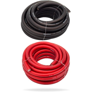 Pyramid RPR825 - 8 Gauge Clear Red Power Wire 25 ft. OFC - Walmart.com