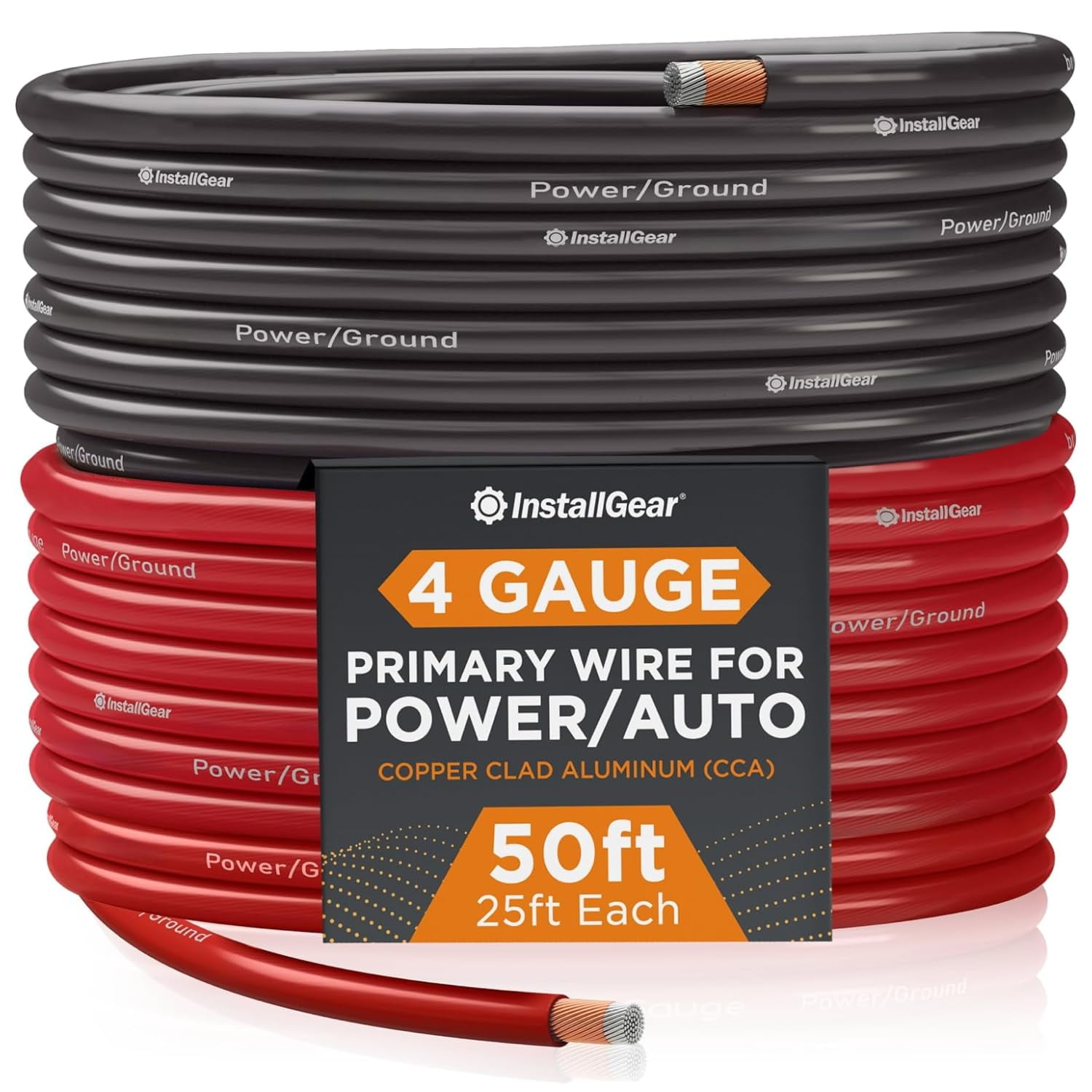 Customer reviews for InstallGear 4 Gauge Wire - 50 feet 4 AWG Battery ...