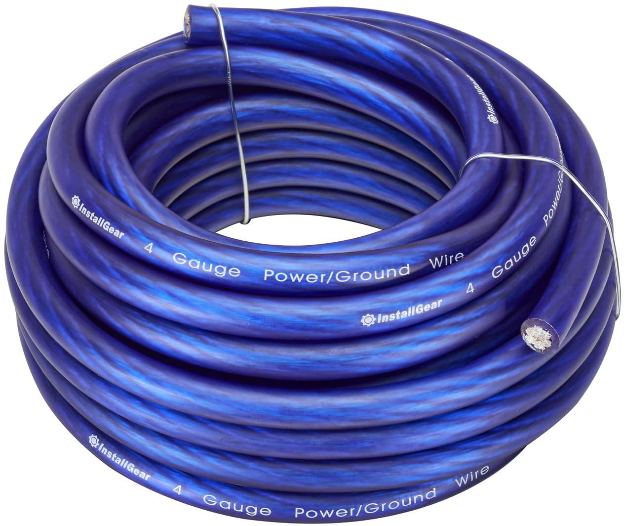 InstallGear 4 Gauge Wire AWG CCA Power Ground Wire Cable Welding ...