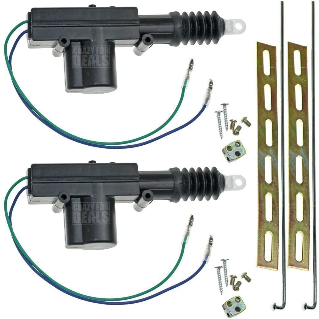 InstallGear IGDLA-2 Universal Car Power Door Lock Actuators 12-Volt ...