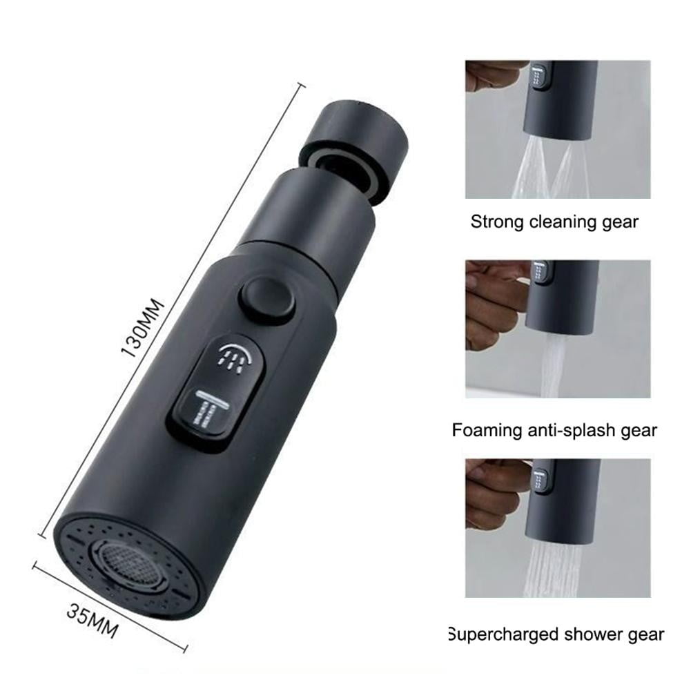 Installation High Performance Faucet 3 Water Modes Pressurized Cleaning ...