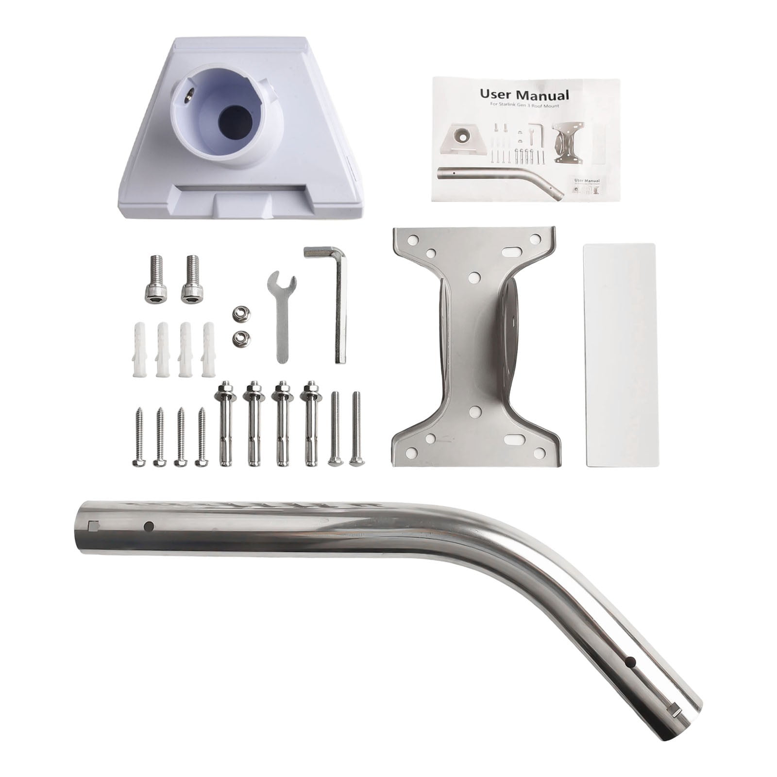 Installation Roof Mount Bracket for Starlink For Gen 3 Protects Vehicle ...