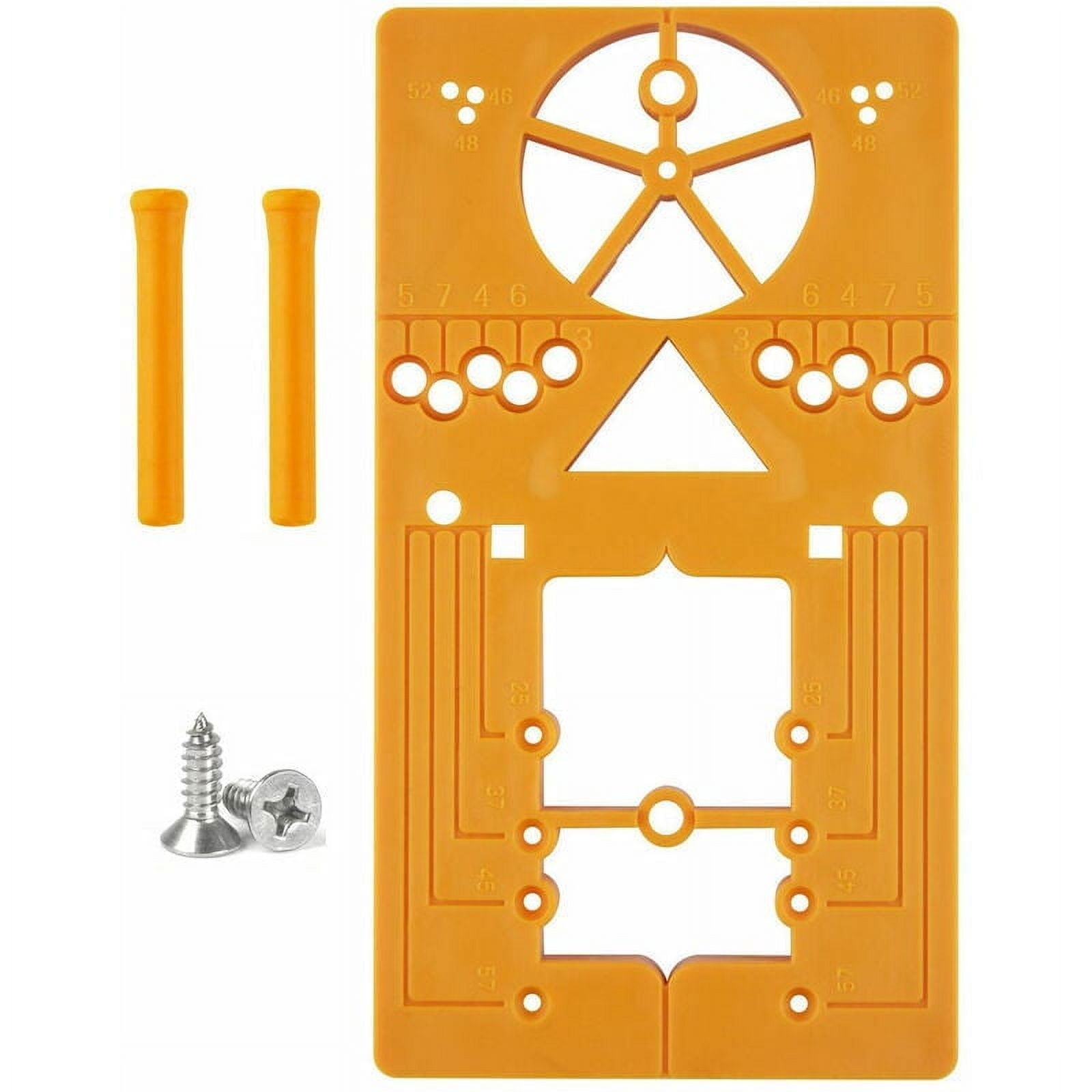 Installation of multifunctional hinge punch location punch template ...