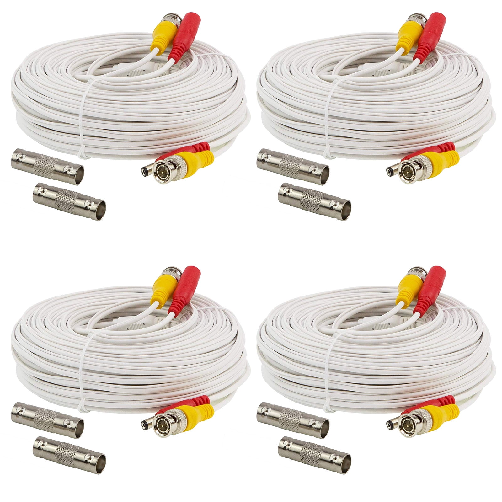 InstallerCCTV 100ft BNC Camera Extension Cable, with Connectors All in ...