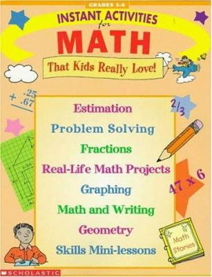 Pre-Owned Instant Activities for Math: That Kids Really Love (Paperback ...