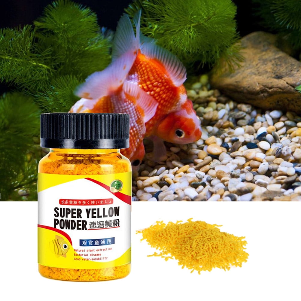 Instant Aquarium Yellow Powder for Ornamental Fish Prevent Infection ...