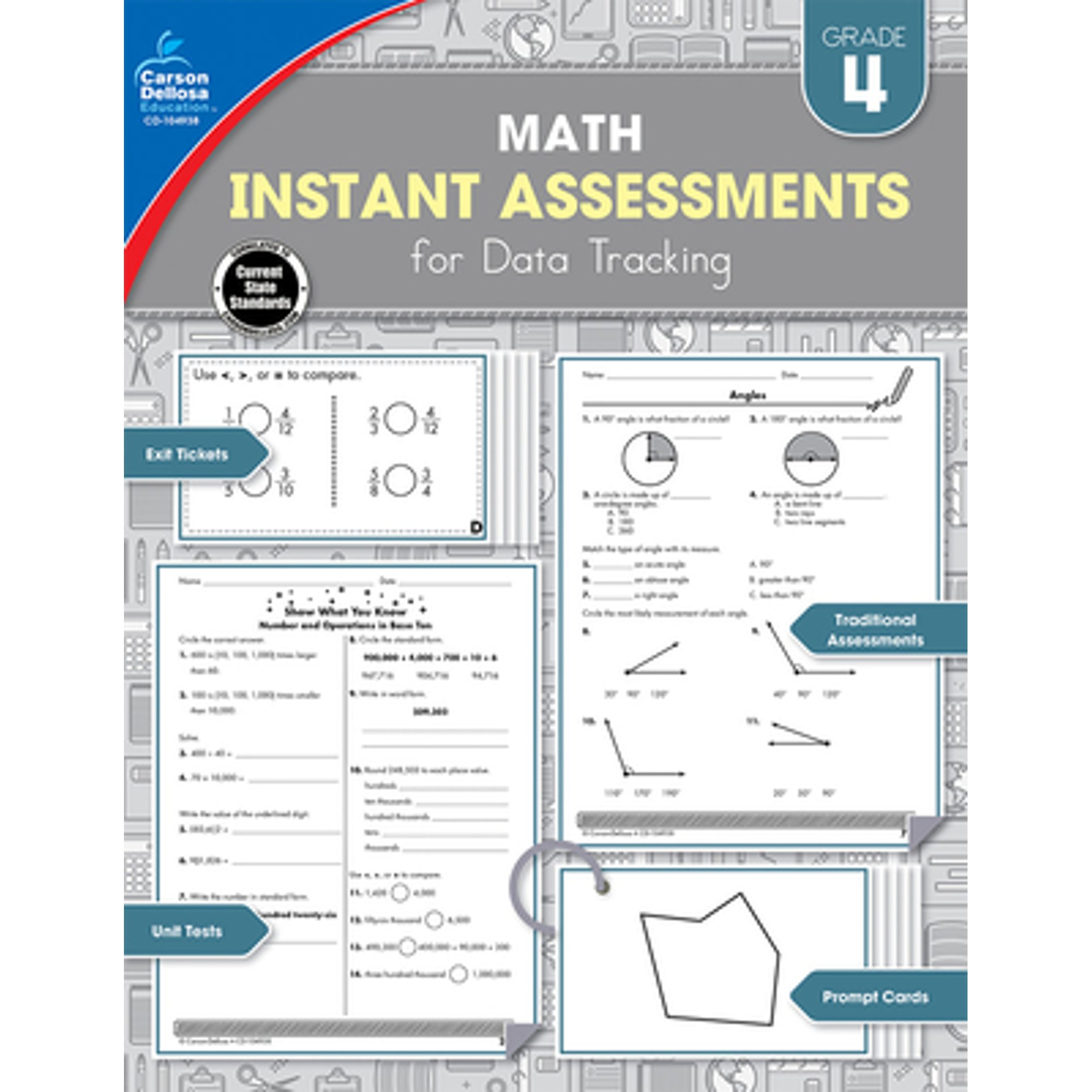 Pre-Owned Carson Dellosa Instant Assessments for Data Tracking, Grade 4 ...
