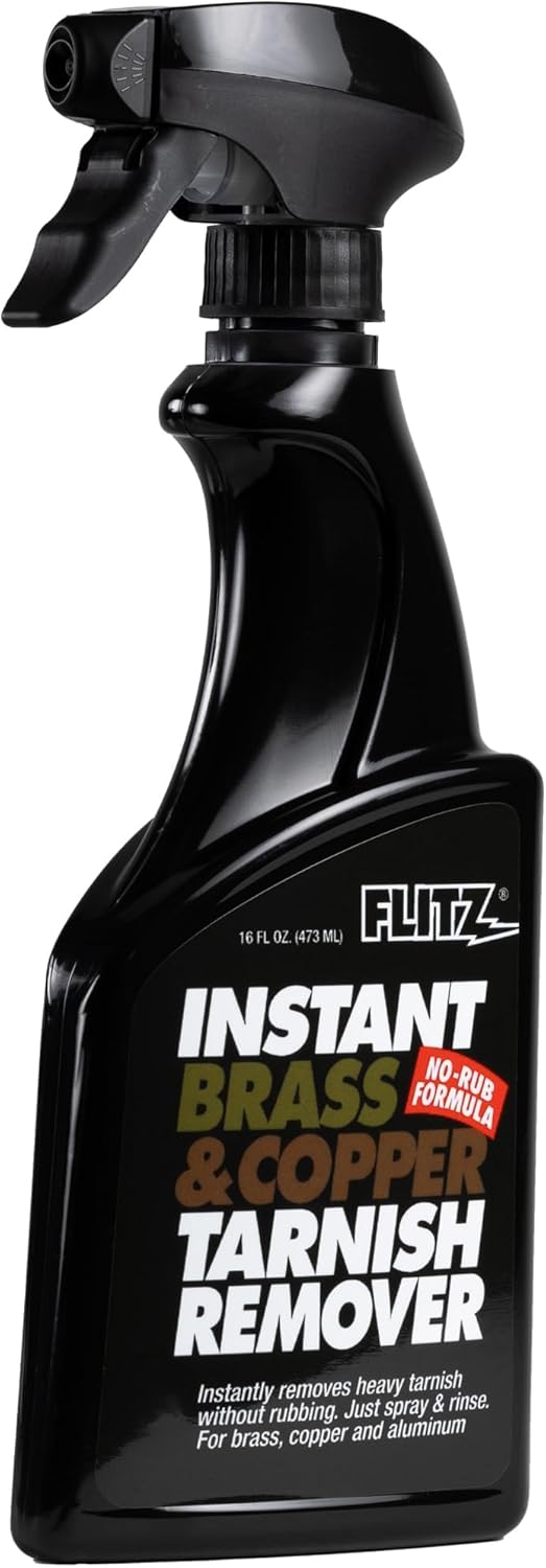 Instant Brass and Copper Tarnish Remover - 16oz Bottle of USA-Made ...