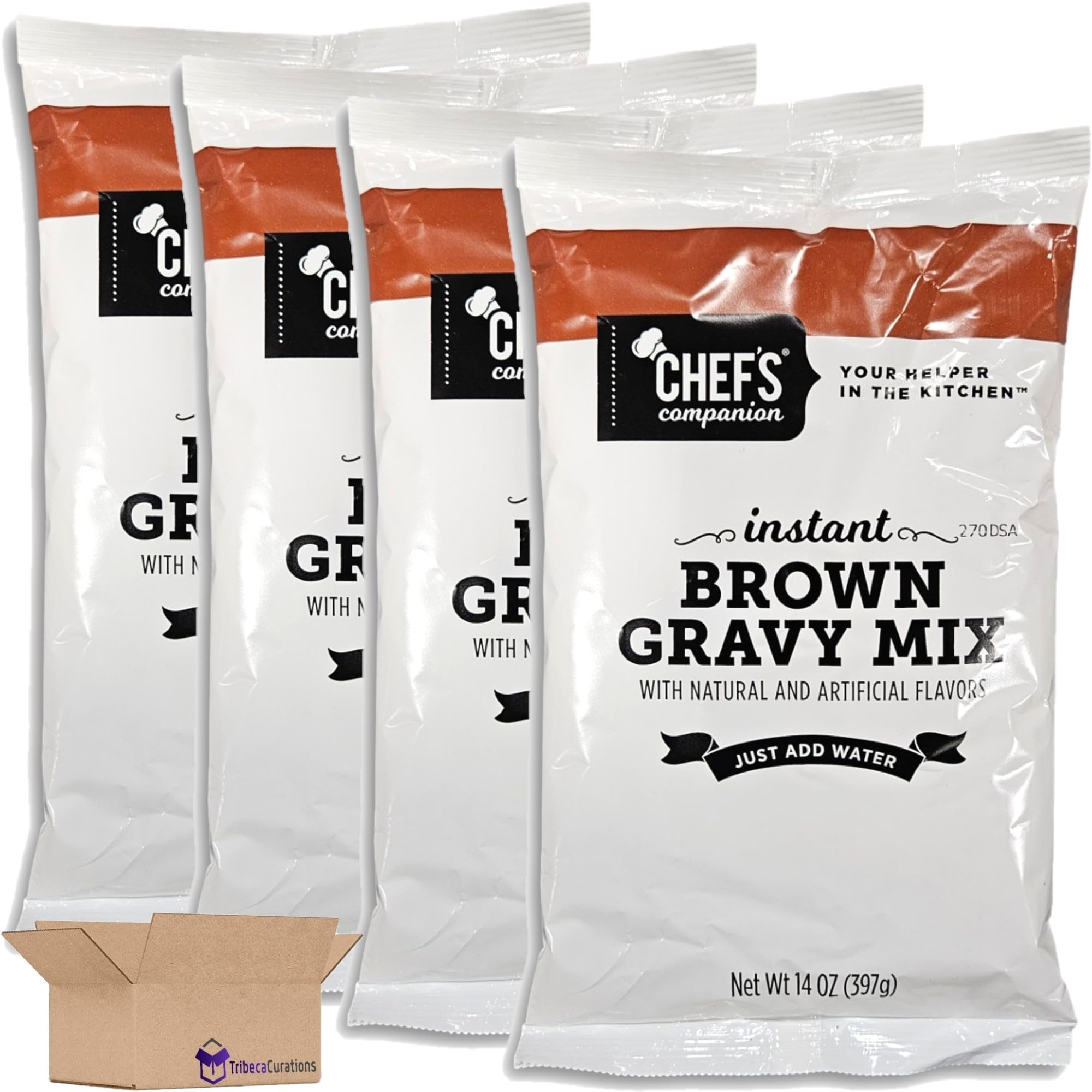 Instant Brown Gravy Mix Value Pack 14 Ounce | Pack of 4 - Walmart.com