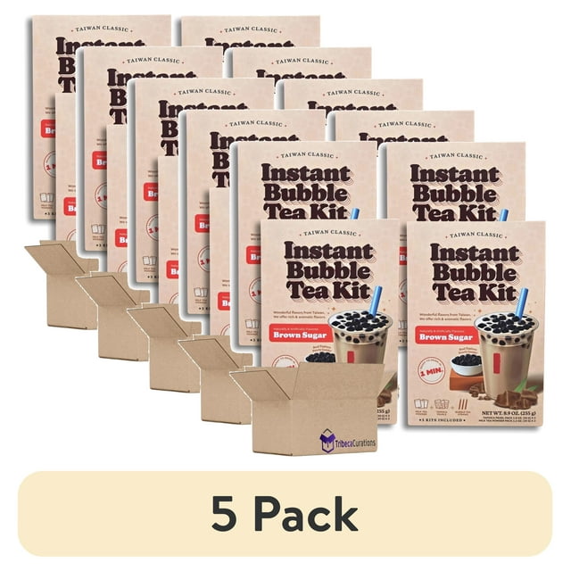 (5 pack) Instant Bubble Tea Kit Value Pack Flavor | Pack of 4 (12 Total ...