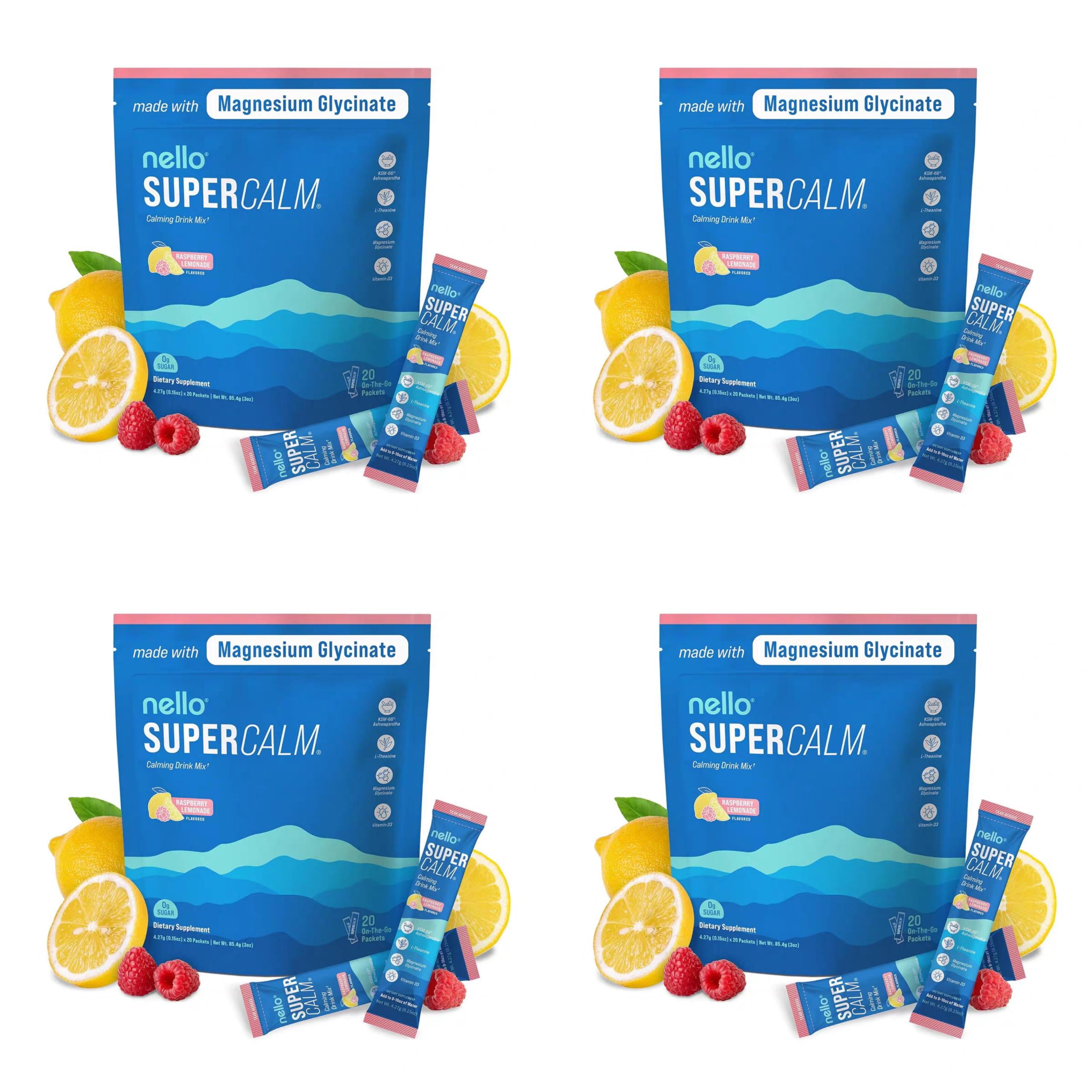 Instant Calm Powdered Drink by Nello - Cortisol Reducer with KSM-66 ...