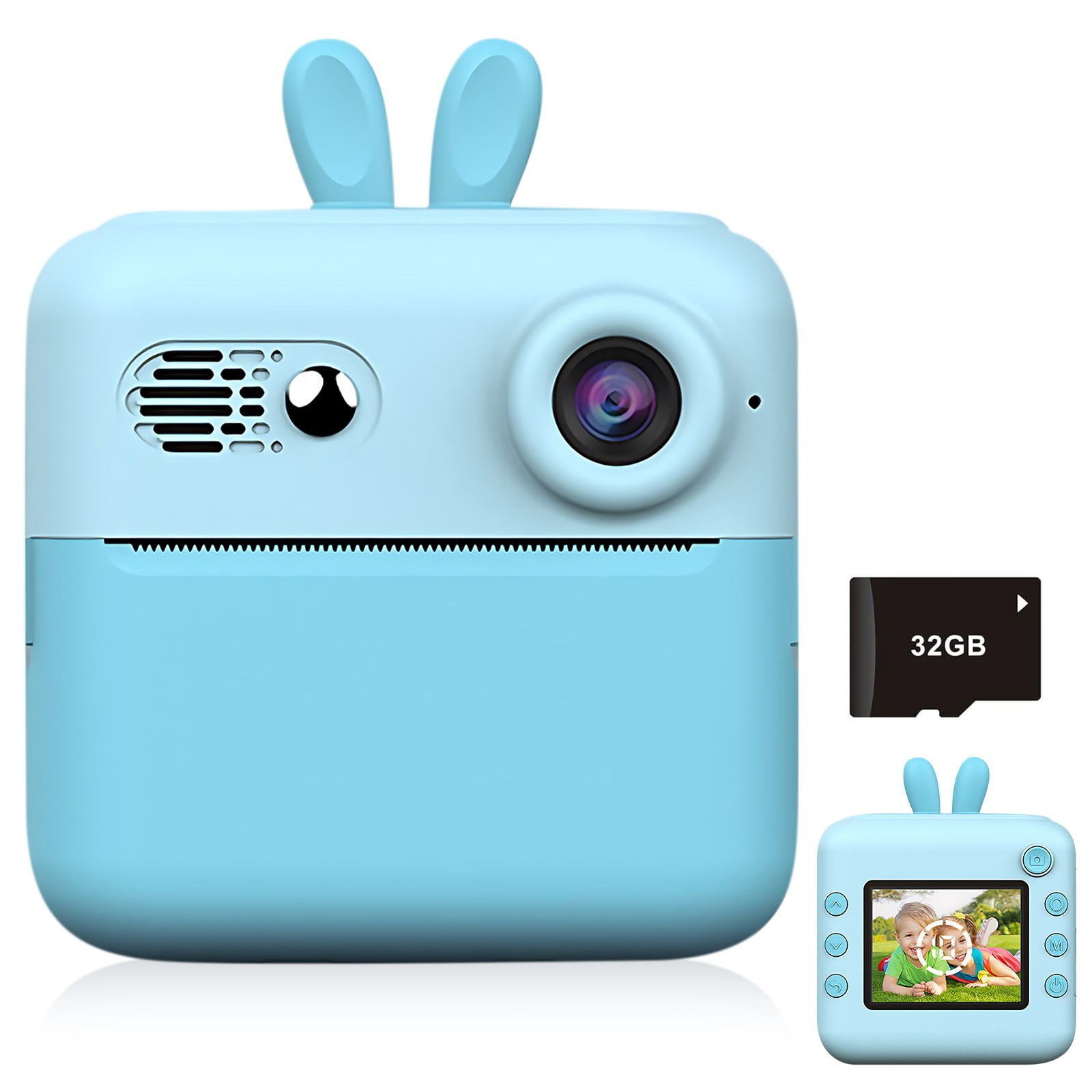 Instant Cameras With Flip-up Lens For Selfie Video HD Kids Digital ...