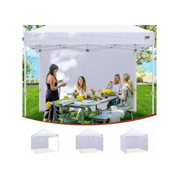Instant Canopy 10'x10' (Sidewall Only, White) - Privacy & Shade for Pop ...