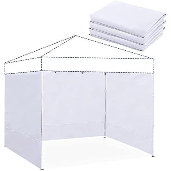 Instant Canopy Walls for 12x12 ft Pop Up Canopy Frame, 99% UV ...