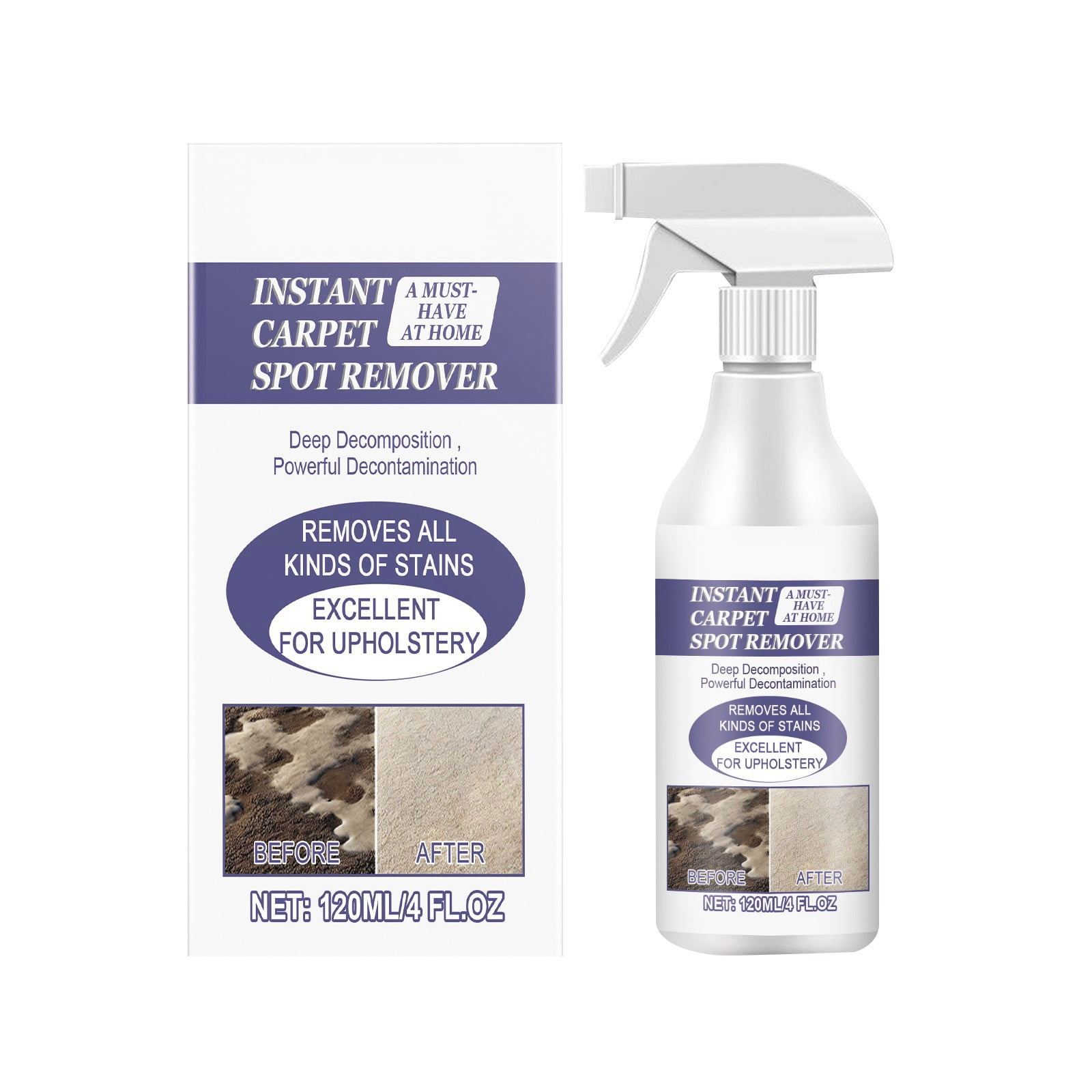 Instant Carpet Stain Remover, Fast-Acting Formula To Dissolve Coffee ...