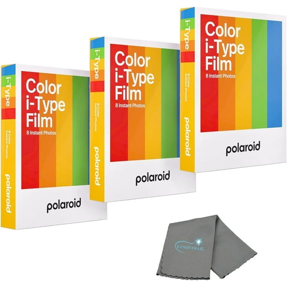 Instant Color Film for i-Type Cameras 3 Pack, 24 Photos, Works with Now ...