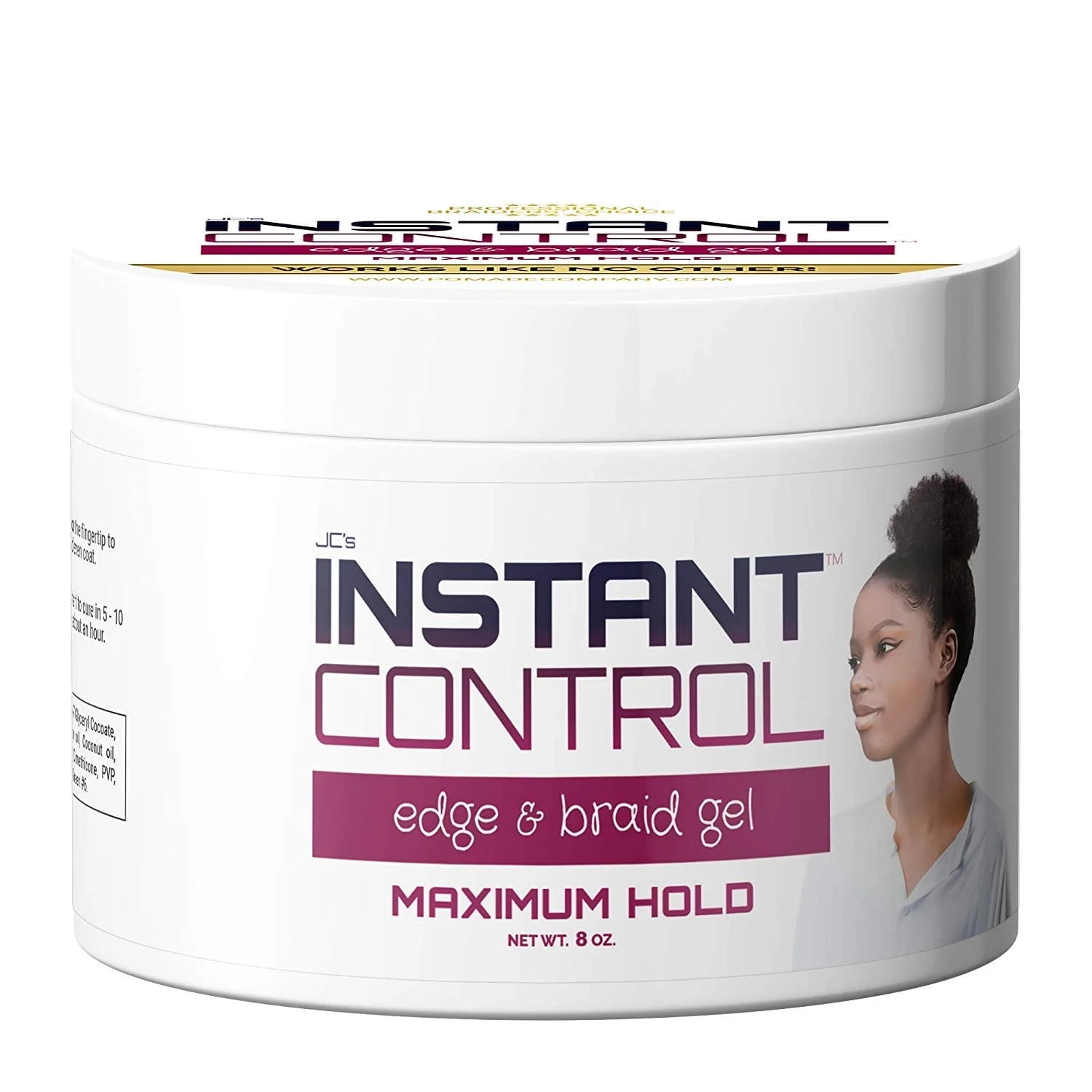 Instant Control Edge Braid Gel - Maximum Hold - Choose Size - Walmart.com