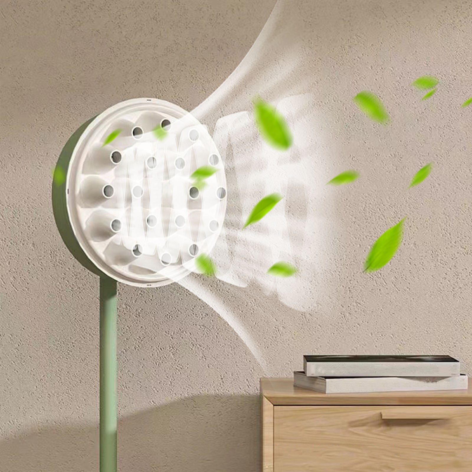 Instant Cooling Fan Cover - Energy Efficient Air Cooler with Ice Packs ...