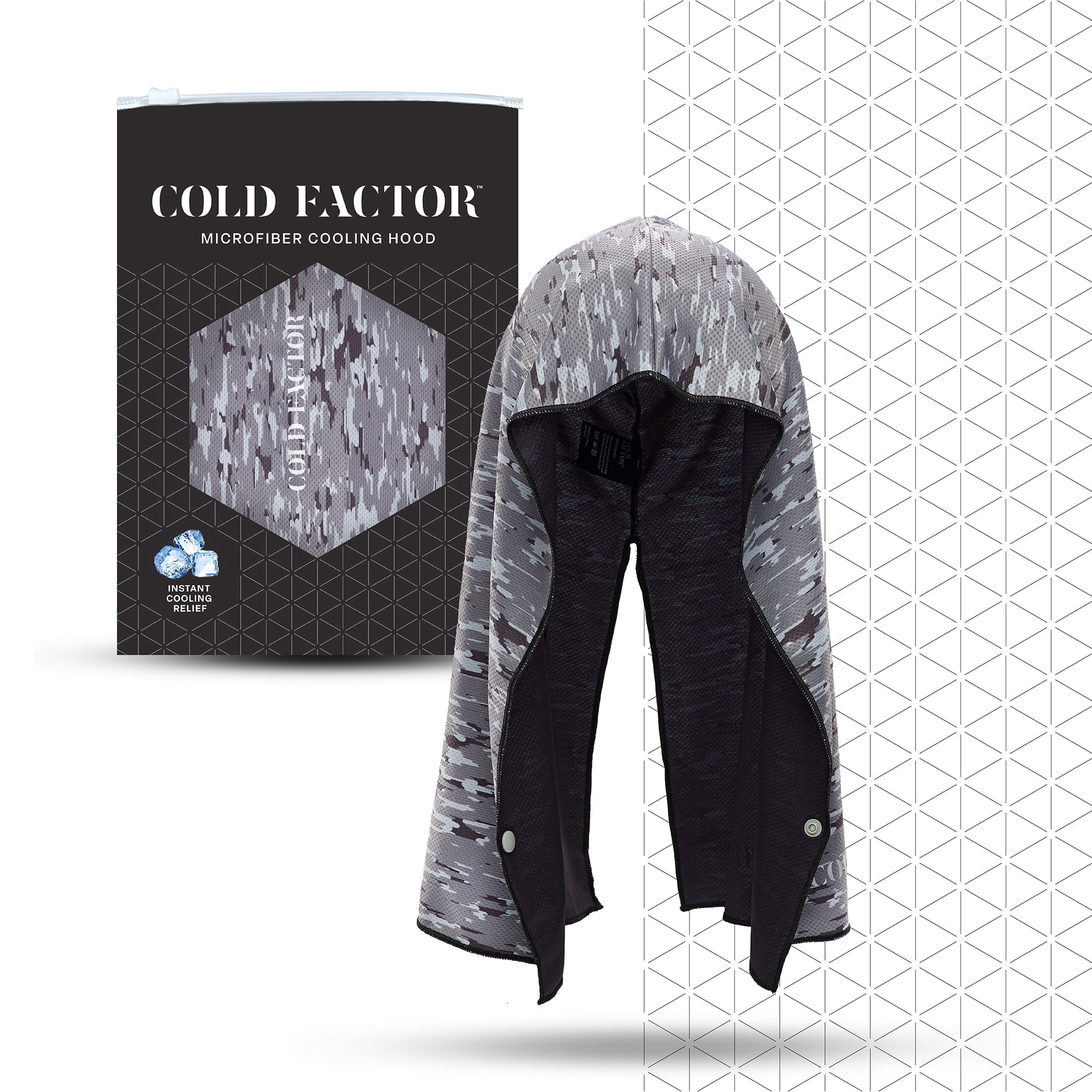 Cold Factor Instant Cooling Hoodie - Camo, One Size – Lightweight, UPF ...