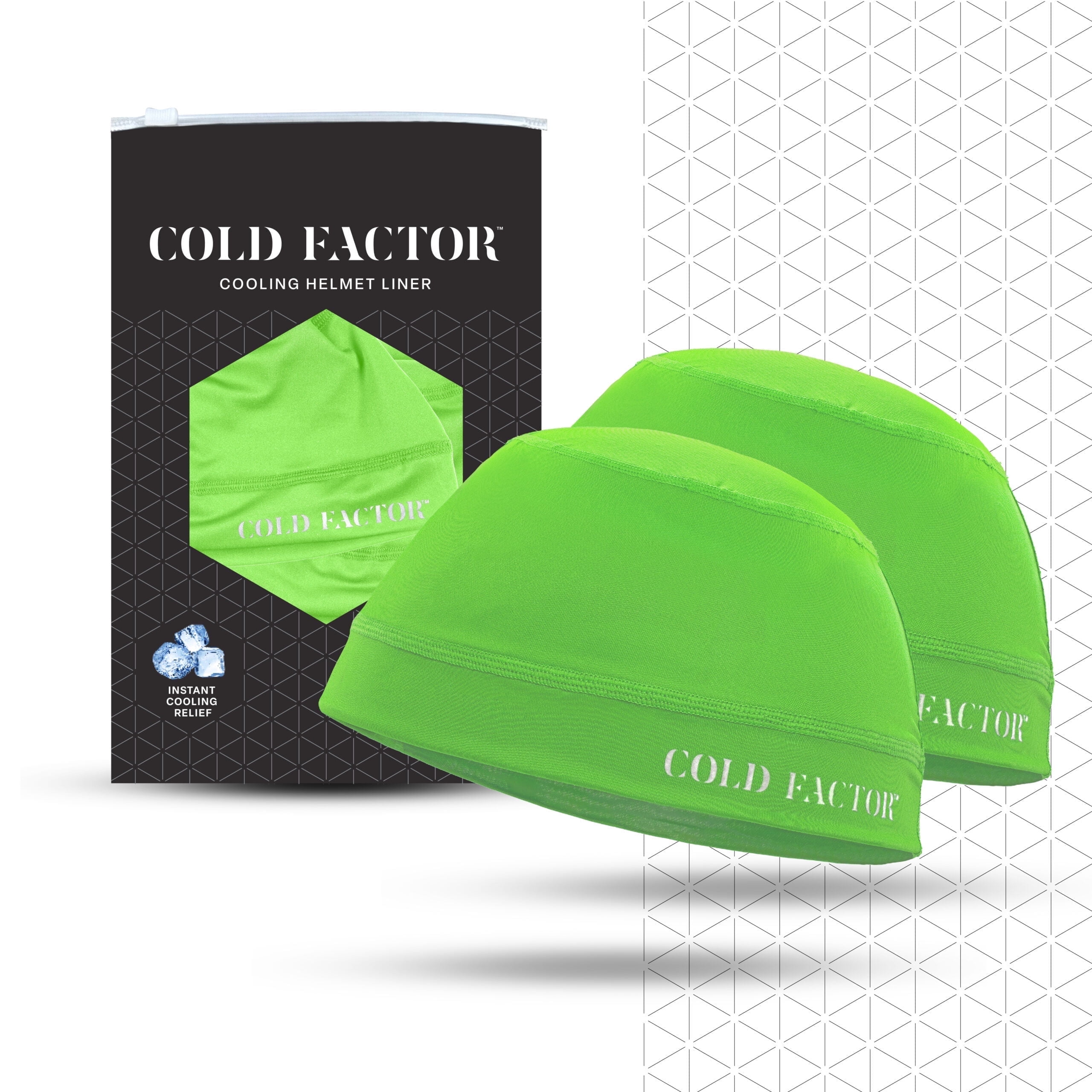 Cold Factor Cooling Instant Cooling UV Unisex Skullcap and Helmet Liner ...