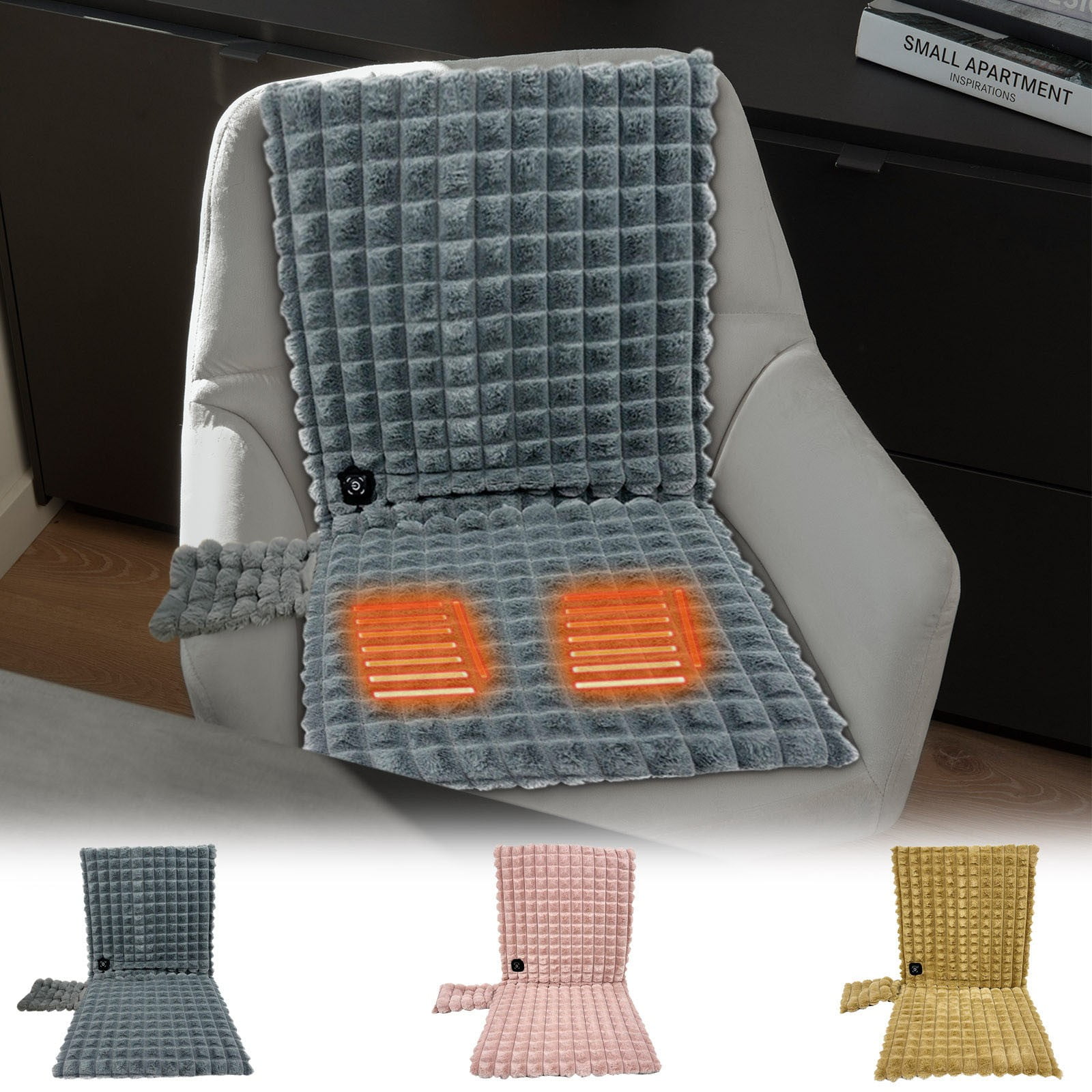 Instant Drop, USB Heated Seat Cushion, Electric Seat Cushion, Car ...