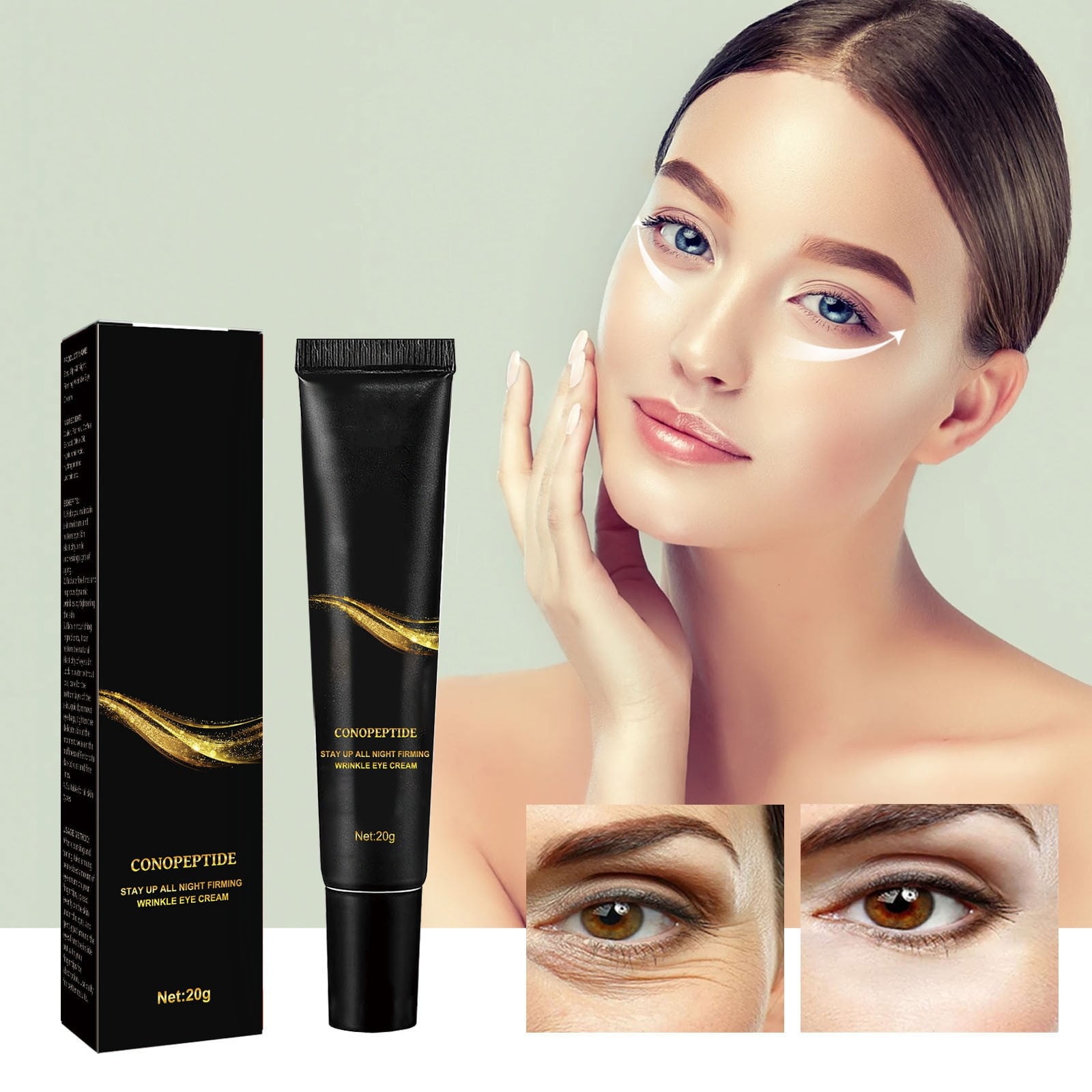 Instant Eye Tightener Serum,Eye Round Firming Cream,Tighten and ...