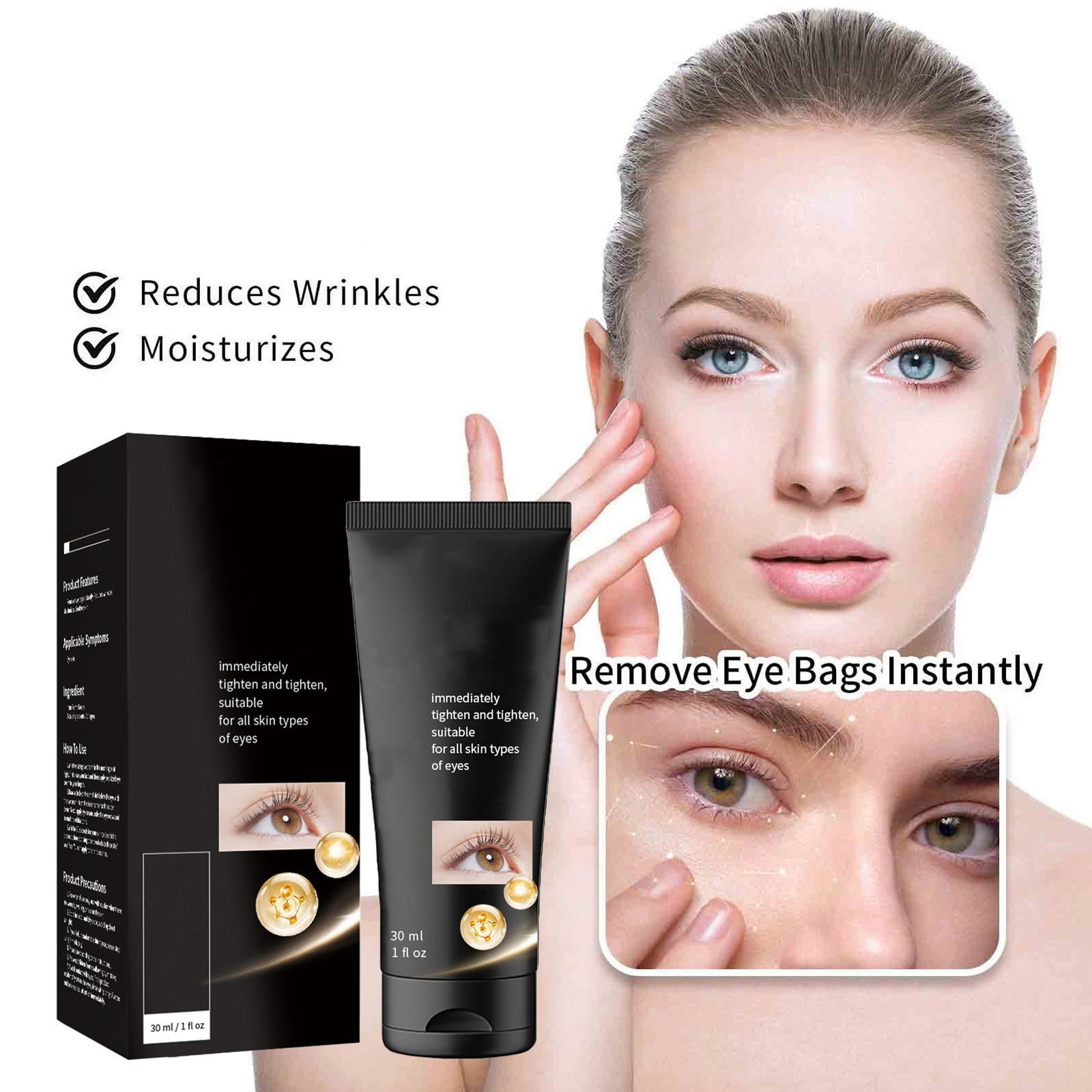 Christmas Clearance Instant Eyes Hydrating Eye Cream: Reduce Bags, Fine ...