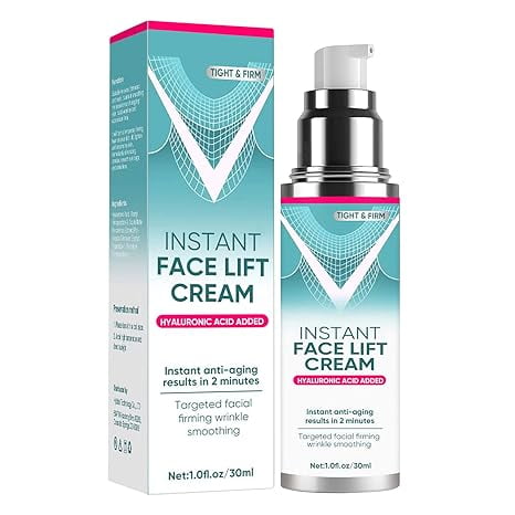 Instant Face Lift Cream, 2-Minute Anti-Aging Serum for Face, Neck ...