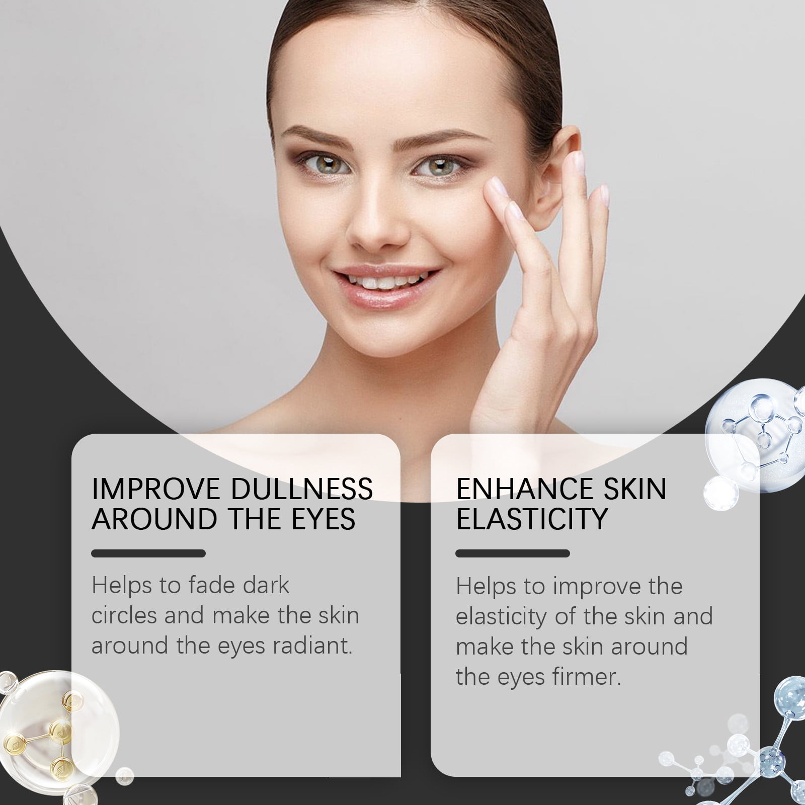 Instant Face Lift Cream, Neck, Eye Anti-aging Serum for Smoothing Fine ...