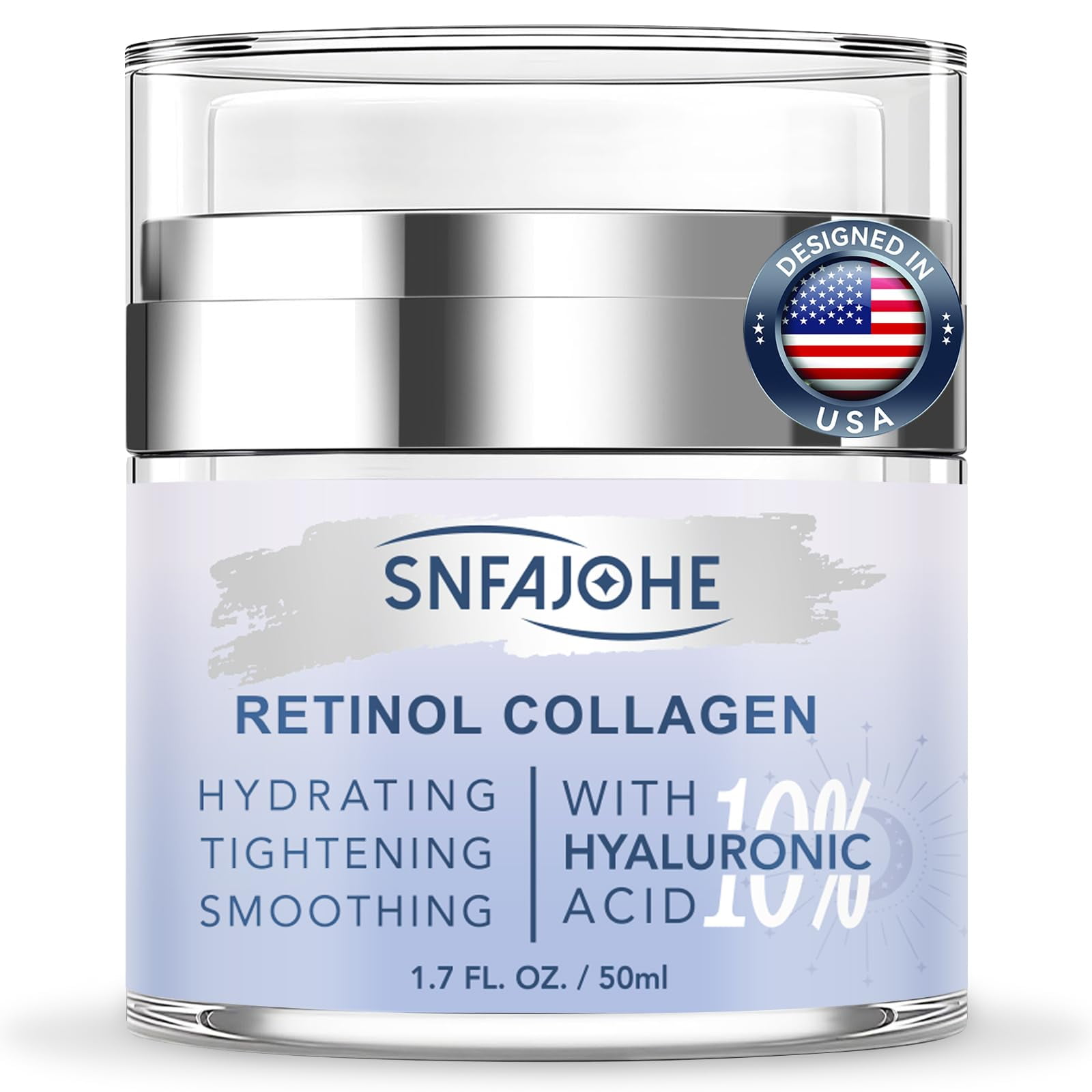 Instant Face Lift Cream with Retinol & Collagen Hyaluronic Acid Neck ...