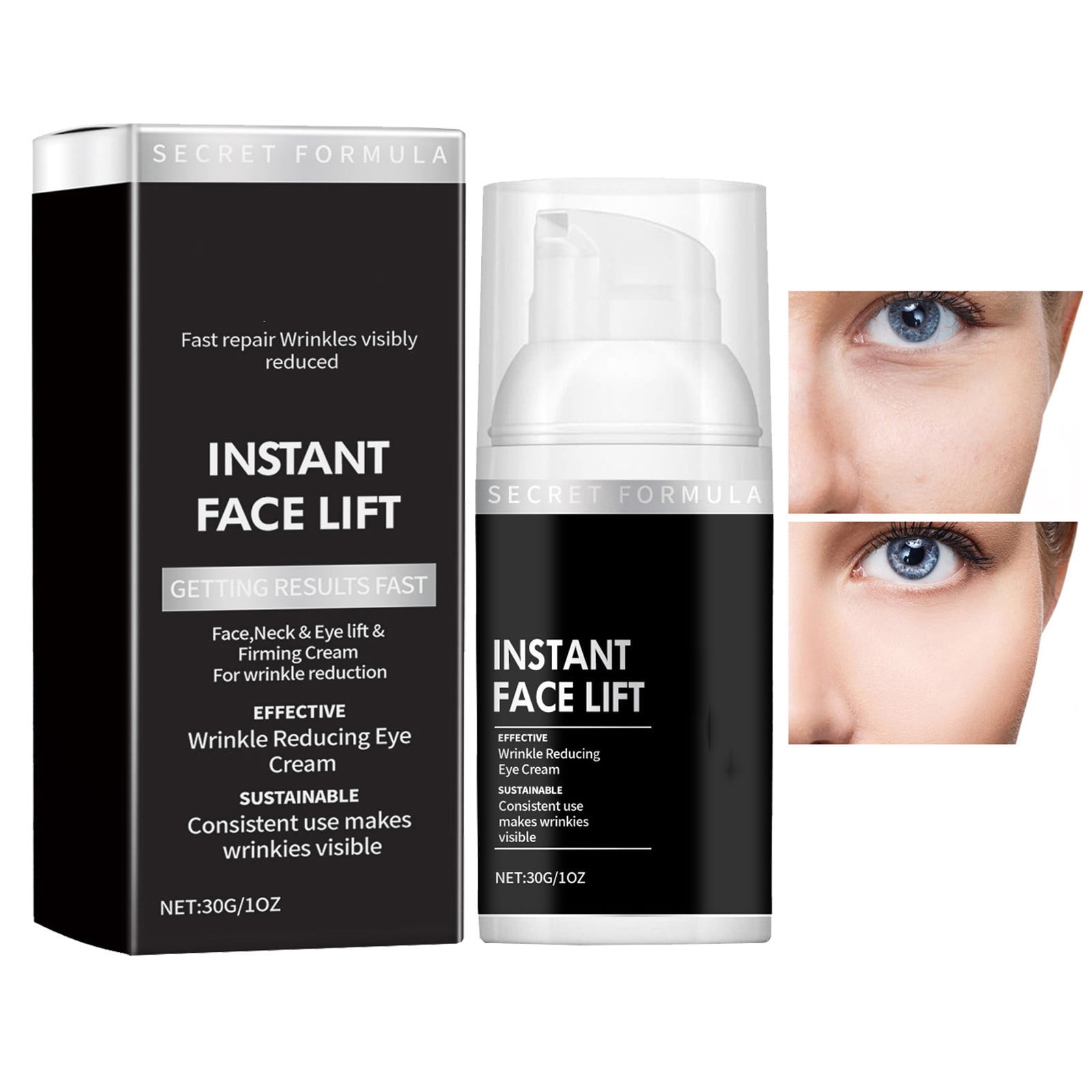 Instant Face Lift Cream with Firming Complex, Anti-Wrinkle Treatment ...
