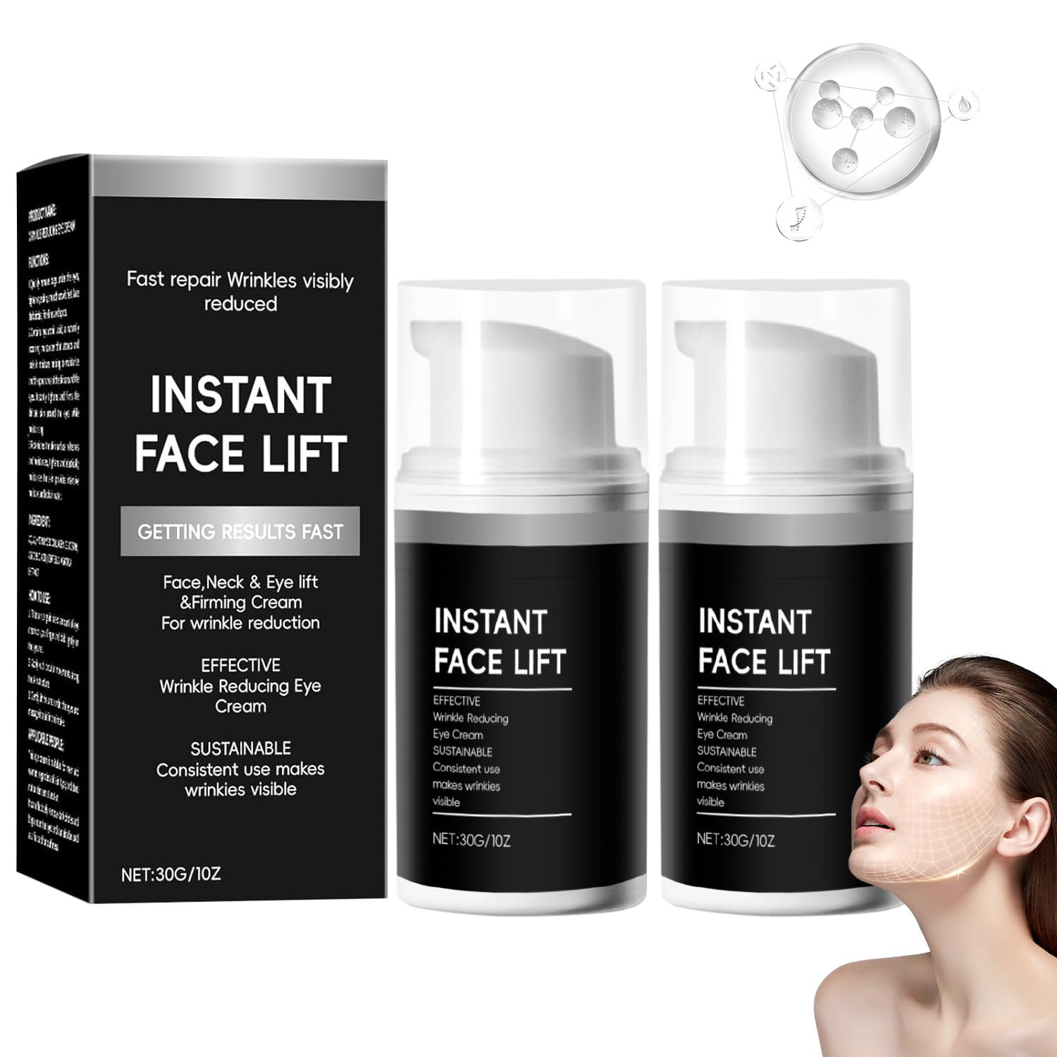 Instant Face Lift -Instant MMF7 Face Tightener Cream, Instant Wrinkle ...