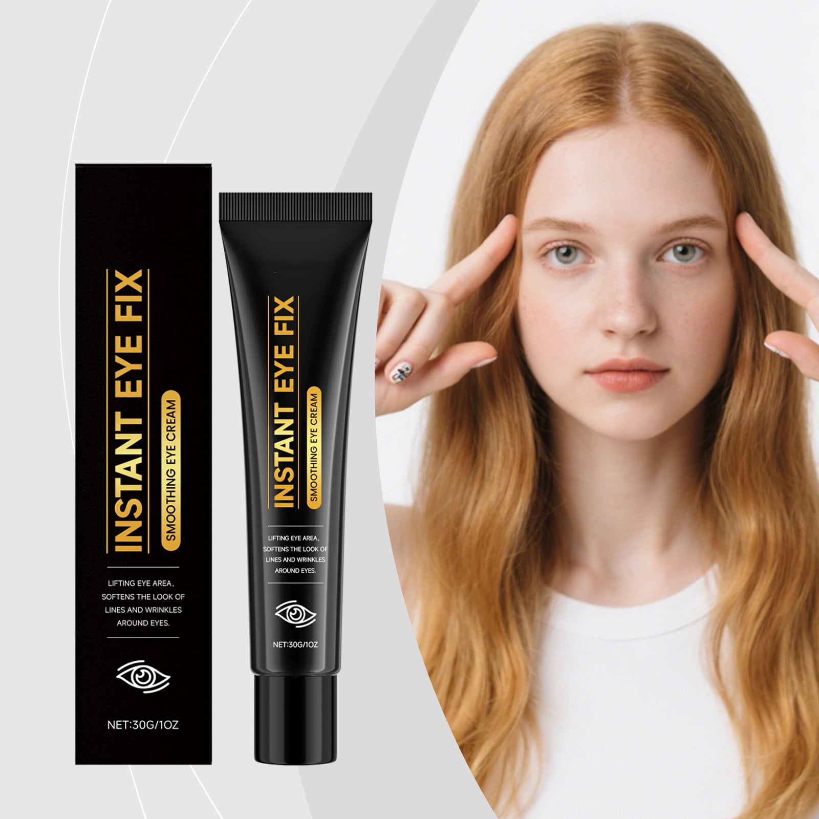 Instant Face Lift Serum & Eye Bag Remover, Moisturizing Eye Cream for ...