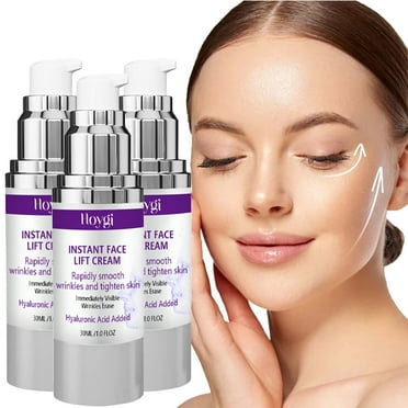 Anti-Aging Instant Face Lift Cream with Hyaluronic Acid, Reduces ...