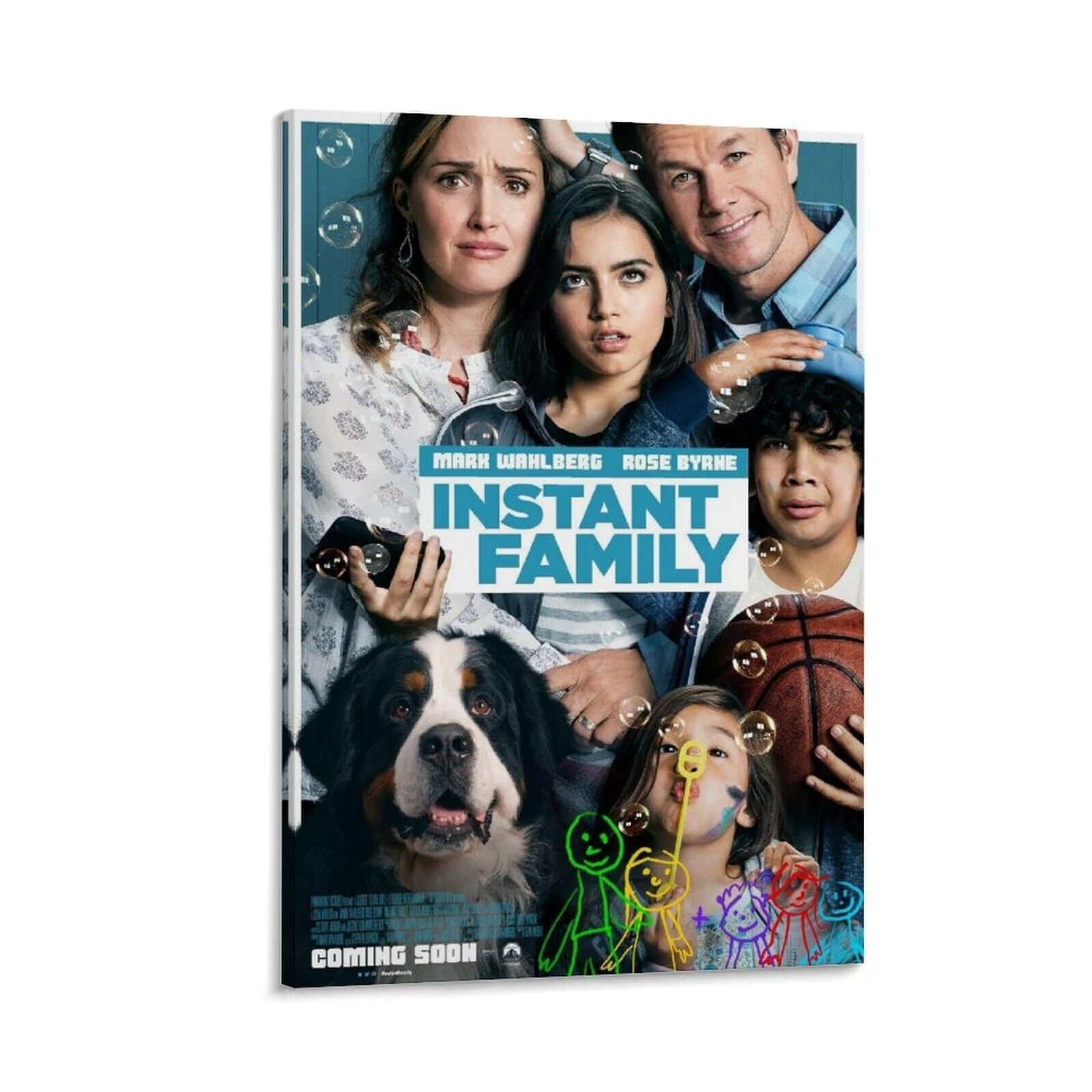 Instant Family Movie Poster 3 Canvas Art Poster And Wall Art Picture ...