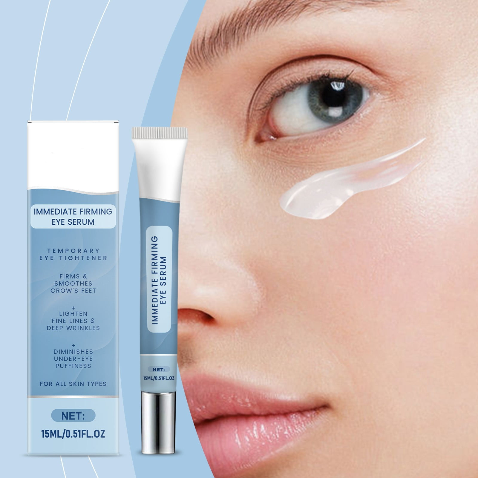 Instant Firming Eye Serum – Reduces Under-Eye Bags, Wrinkles, Dark ...