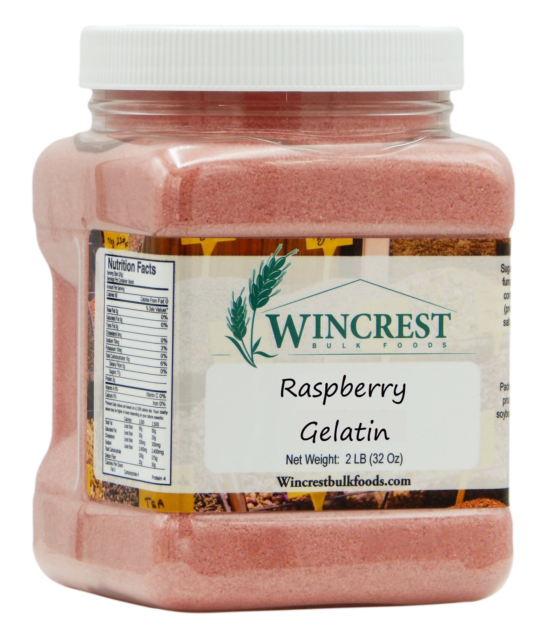 Bulk Food Mix - Raspberry Instant Gelatin, 2 Lb Tub - Walmart.com