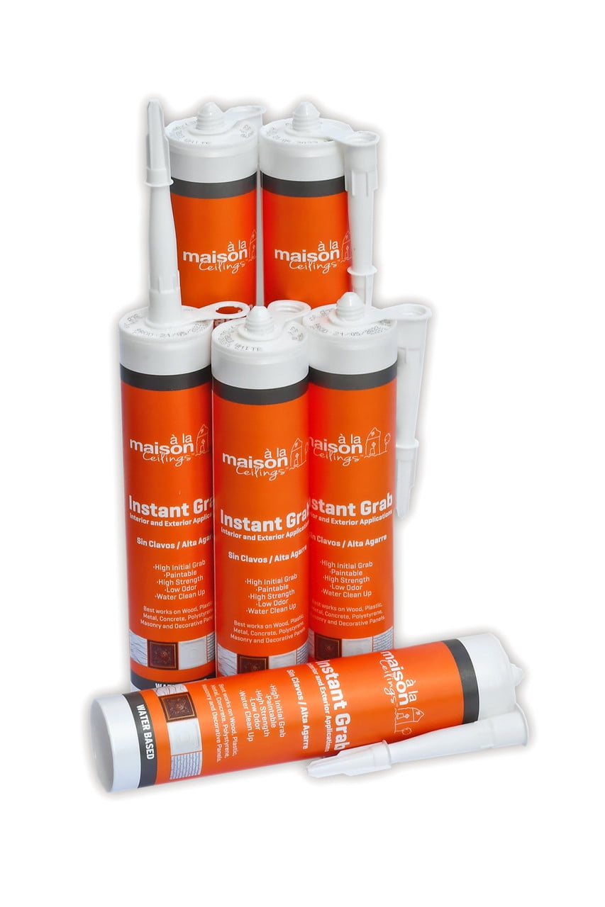 Instant Grab #310 - Decorative Ceiling Tile and Wall Panel Adhesive ...