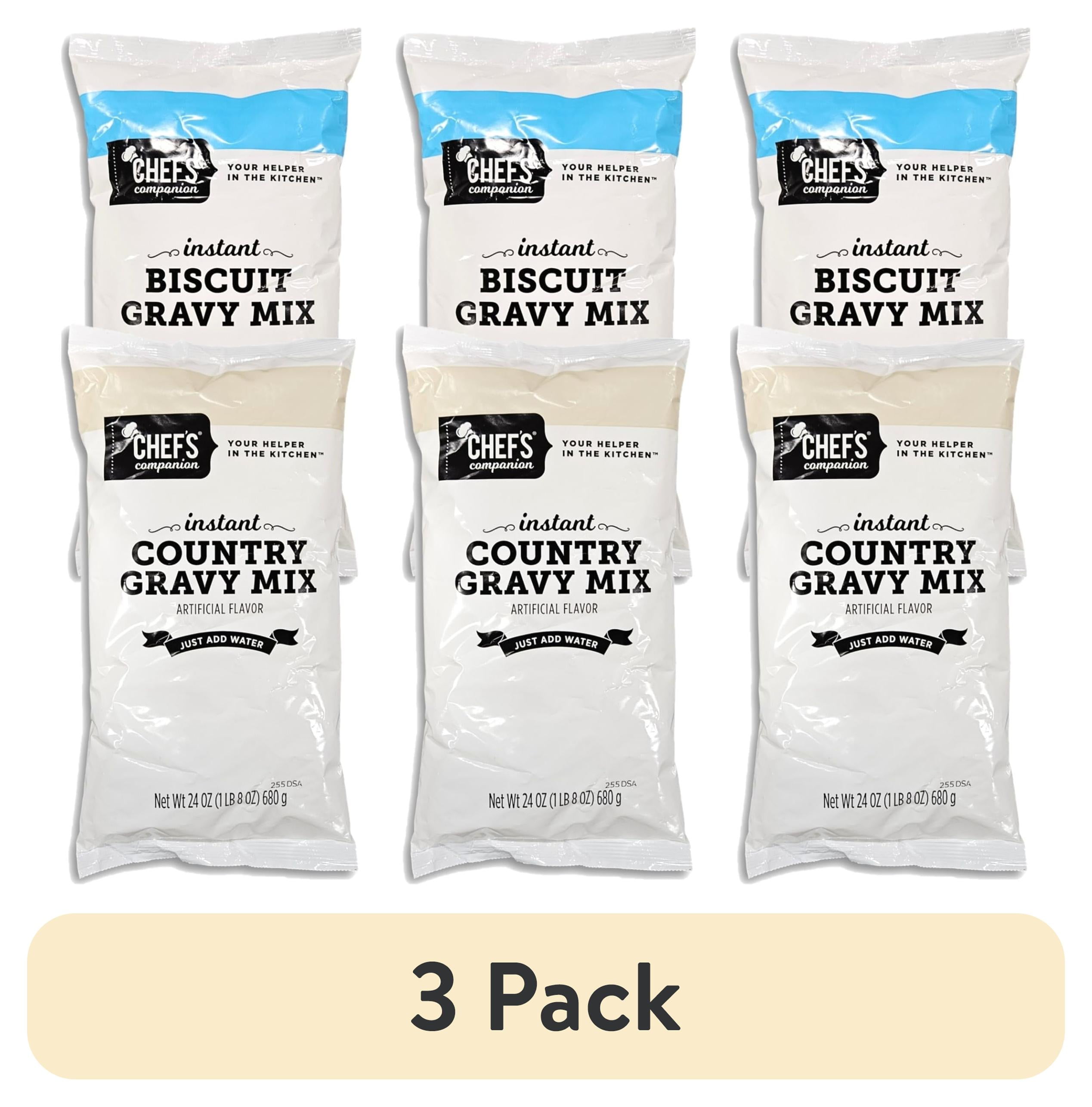 (3 pack) Instant Gravy Mix Variety Pack Beef Au Jus, Biscuit, Brown ...