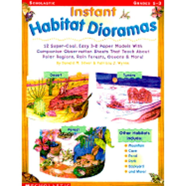 Pre-Owned Instant Habitat Dioramas: 12 Super-Cool, Easy 3-D Paper ...