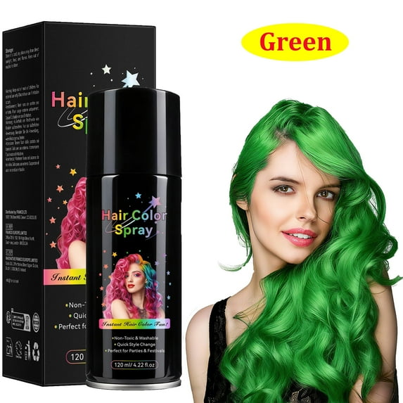 Instant Hair Color Spray - 10 Washable Colors for Parties, Festivals ...