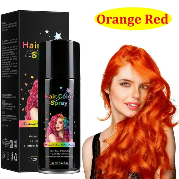Instant Hair Color Spray - 10 Washable Colors for Parties, Festivals ...